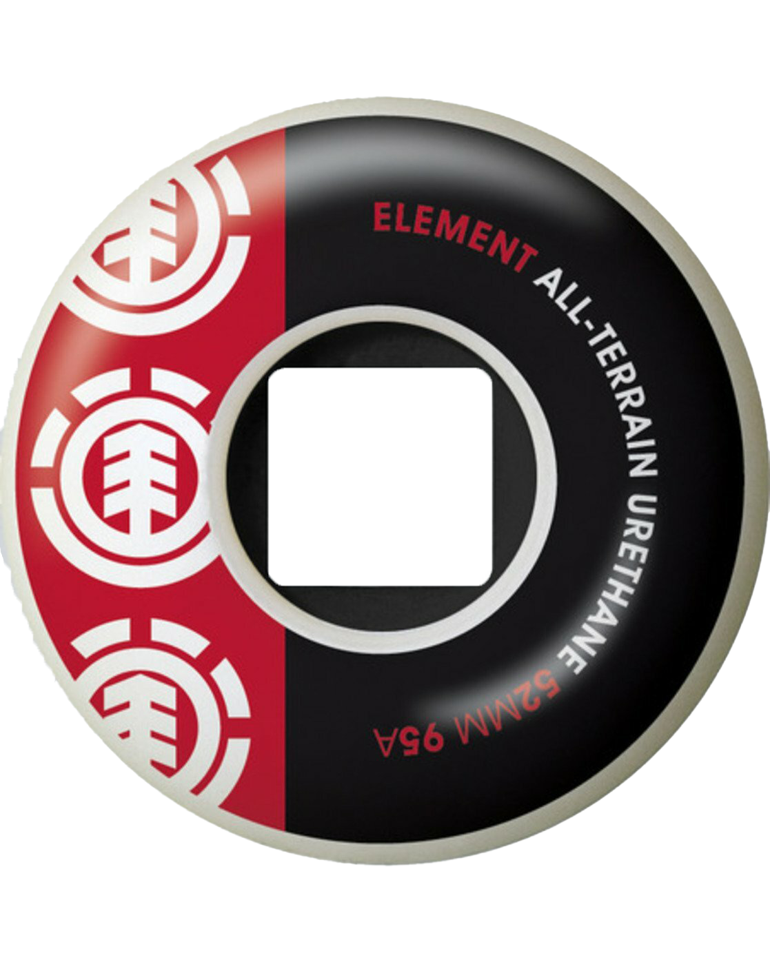 The Element Section 52mm Skateboard Wheels in Red | Anns Cottage – Ann's Cottage
