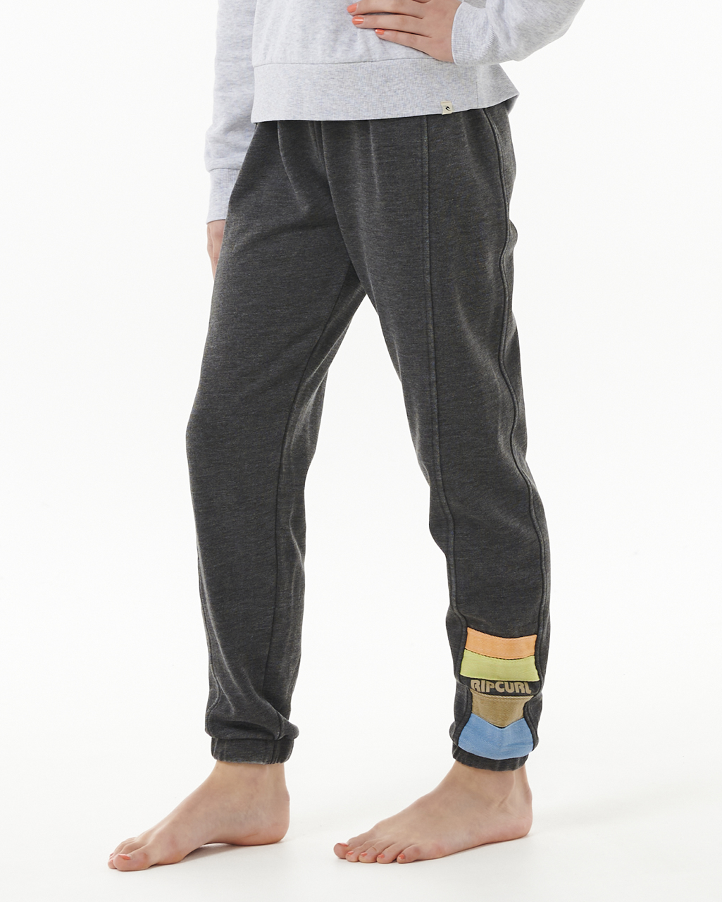 The Rip Curl Girls High Tide Surf Joggers in Black | Anns Cottage – Ann ...