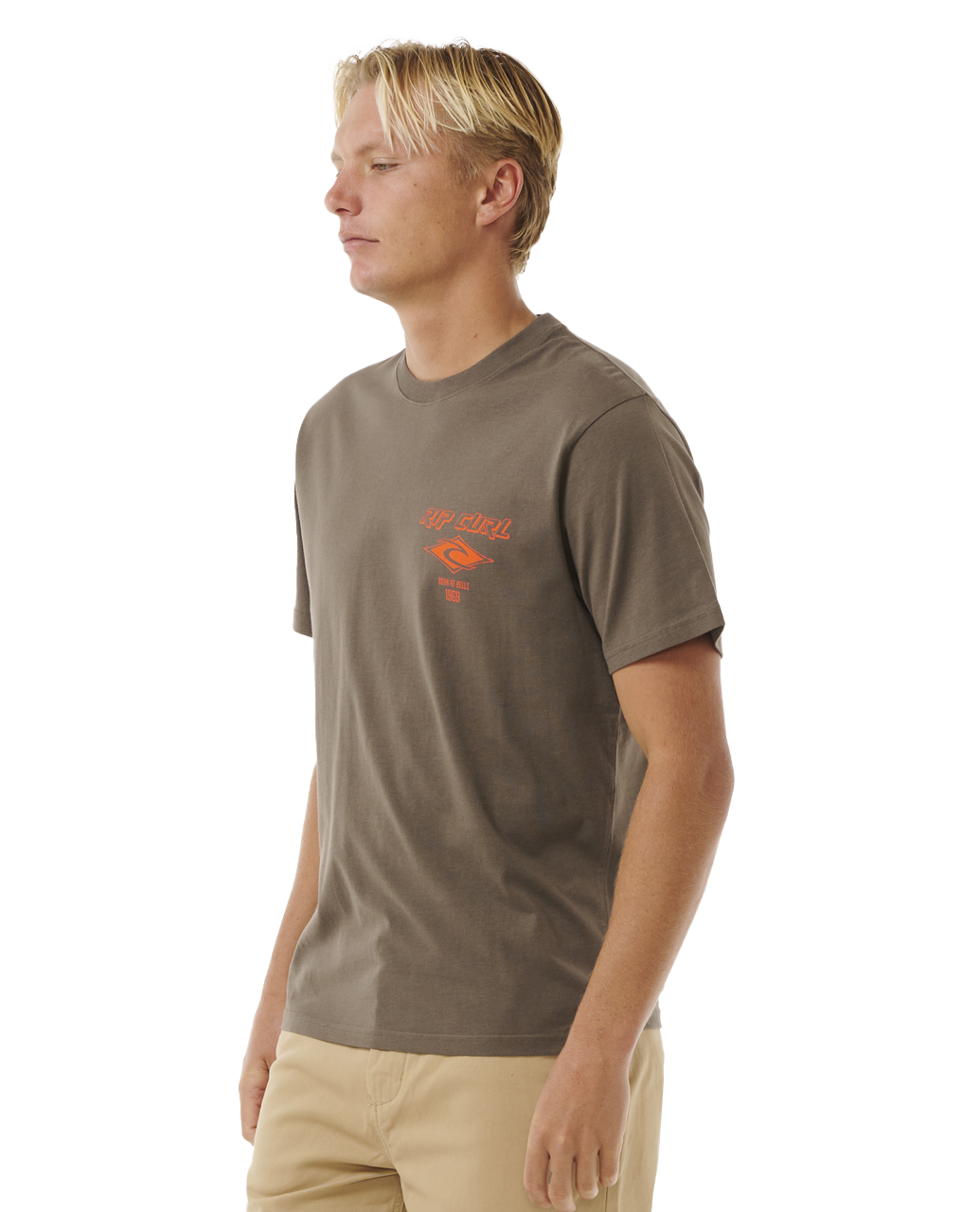 The Rip Curl Fade Out Icon T-Shirt in Brown | Anns Cottage – Ann's Cottage