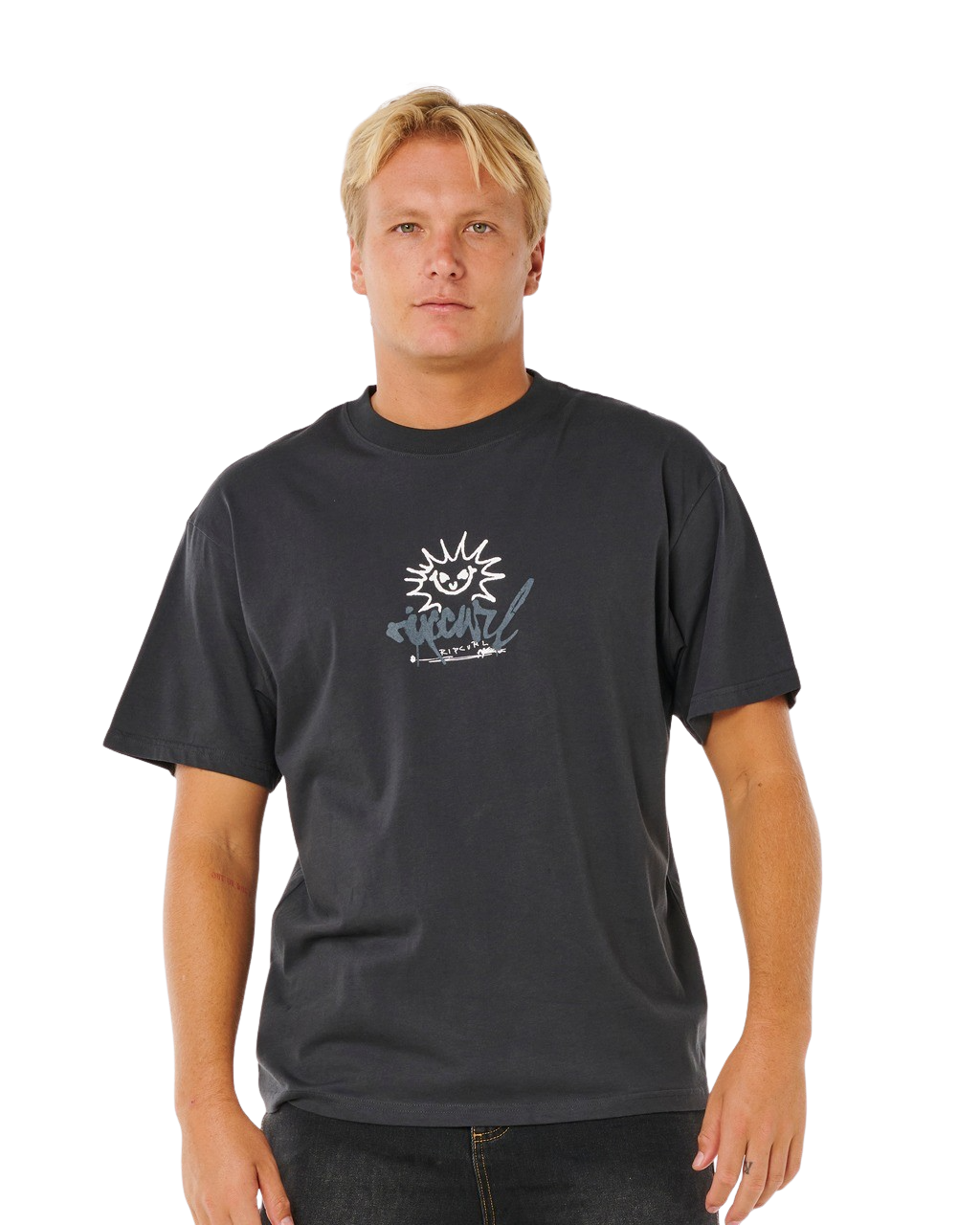 The Rip Curl Inner Visions Rotten Sun T-Shirt in Black | Anns Cottage ...