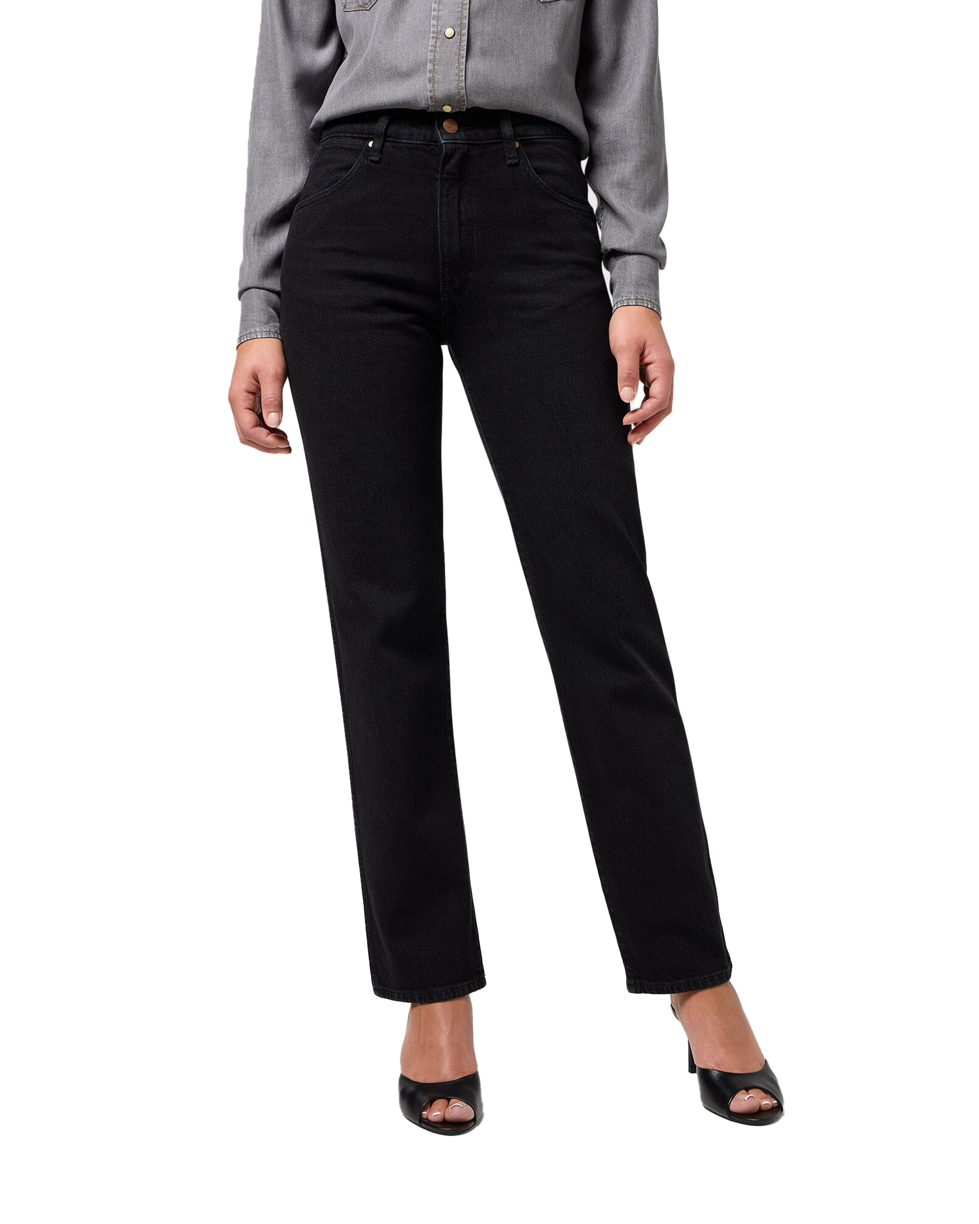 The Wrangler Womens Sunset Jeans in Black | Anns Cottage – Ann's Cottage