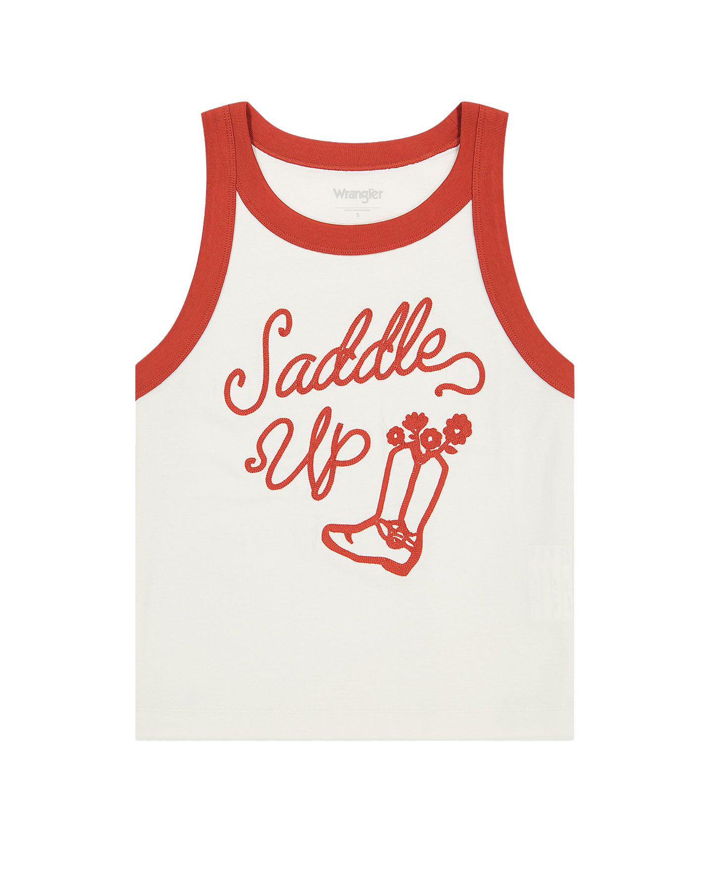 The Wrangler Ringer Vest in White | Anns Cottage – Ann's Cottage