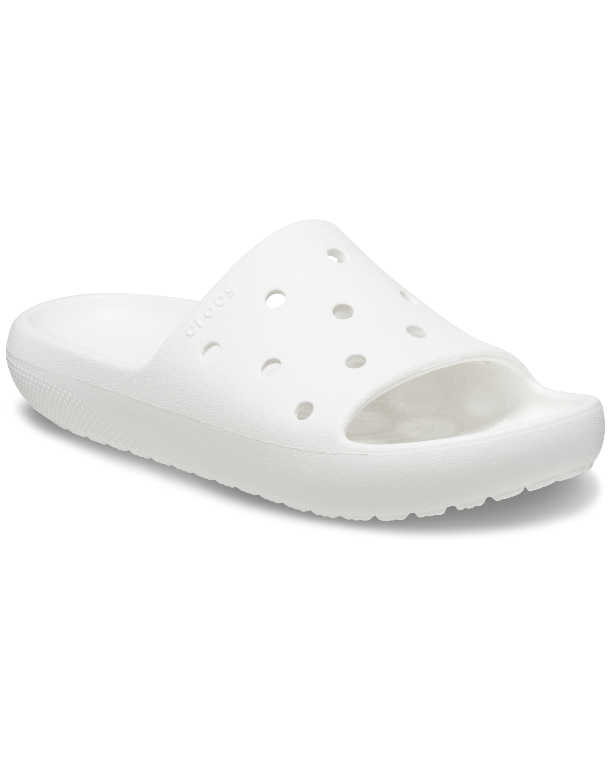 The Crocs Womens Classic Sliders V2 in White | Anns Cottage – Ann's Cottage