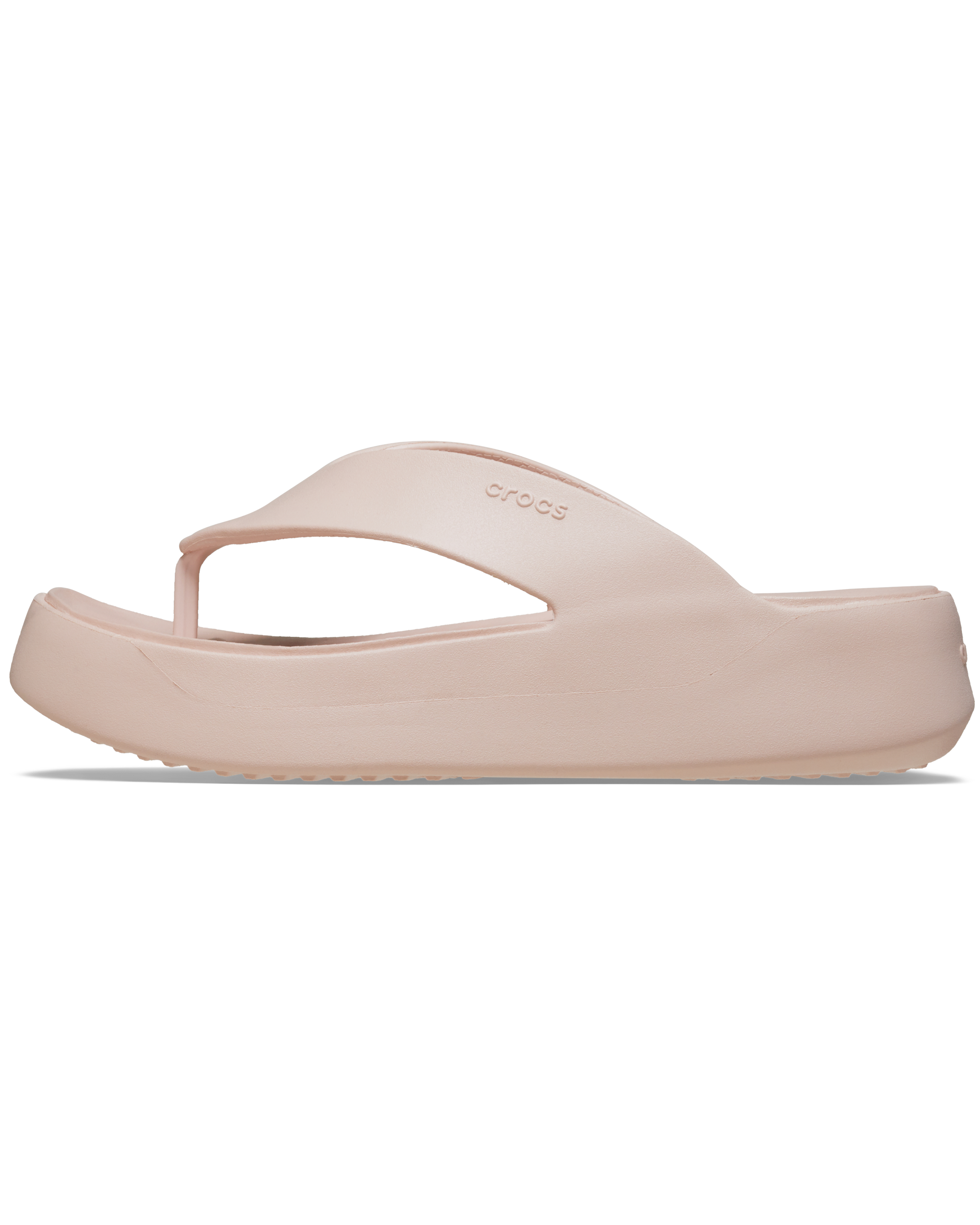 The Crocs Womens Getaway Platform Flip Flops in Pink | Anns Cottage ...