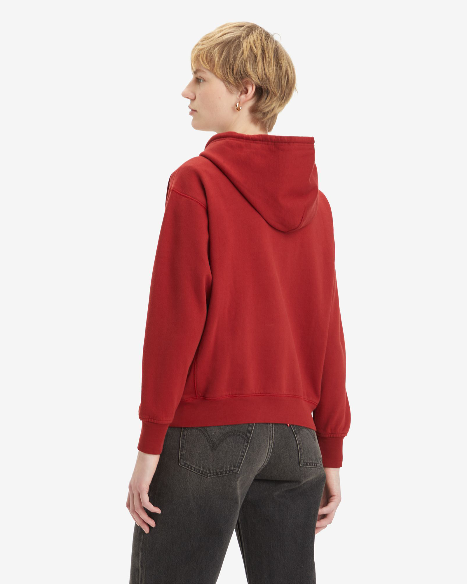 The Levi's® Heritage Zip Hoodie in Red | Anns Cottage – Ann's Cottage