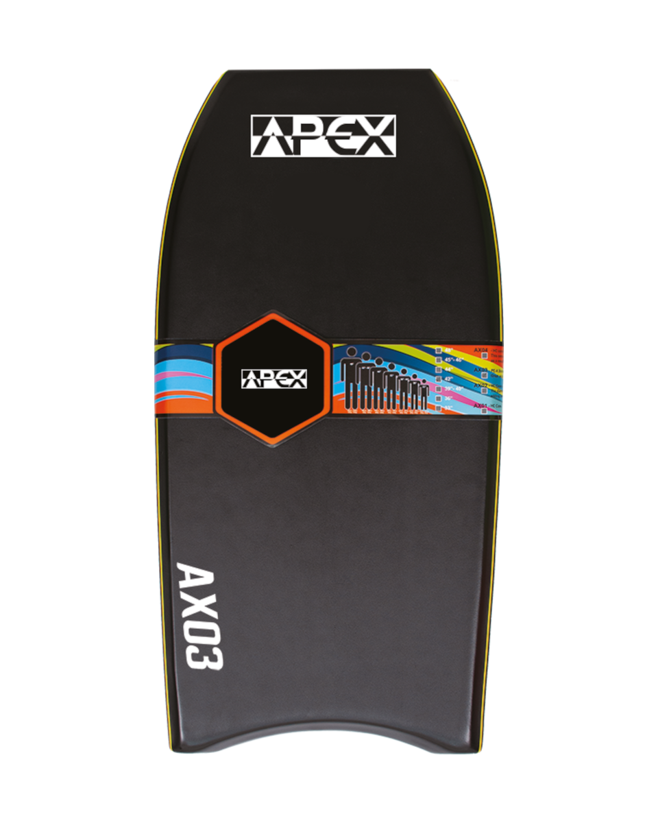 The Alder Apex AX03 44" Bodyboard in Black | Anns Cottage – Ann's Cottage