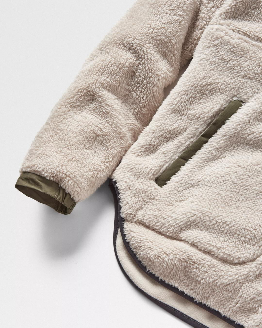 The Passenger Beaumont 1/2 Zip Fleece Jacket in Cream | Anns Cottage ...