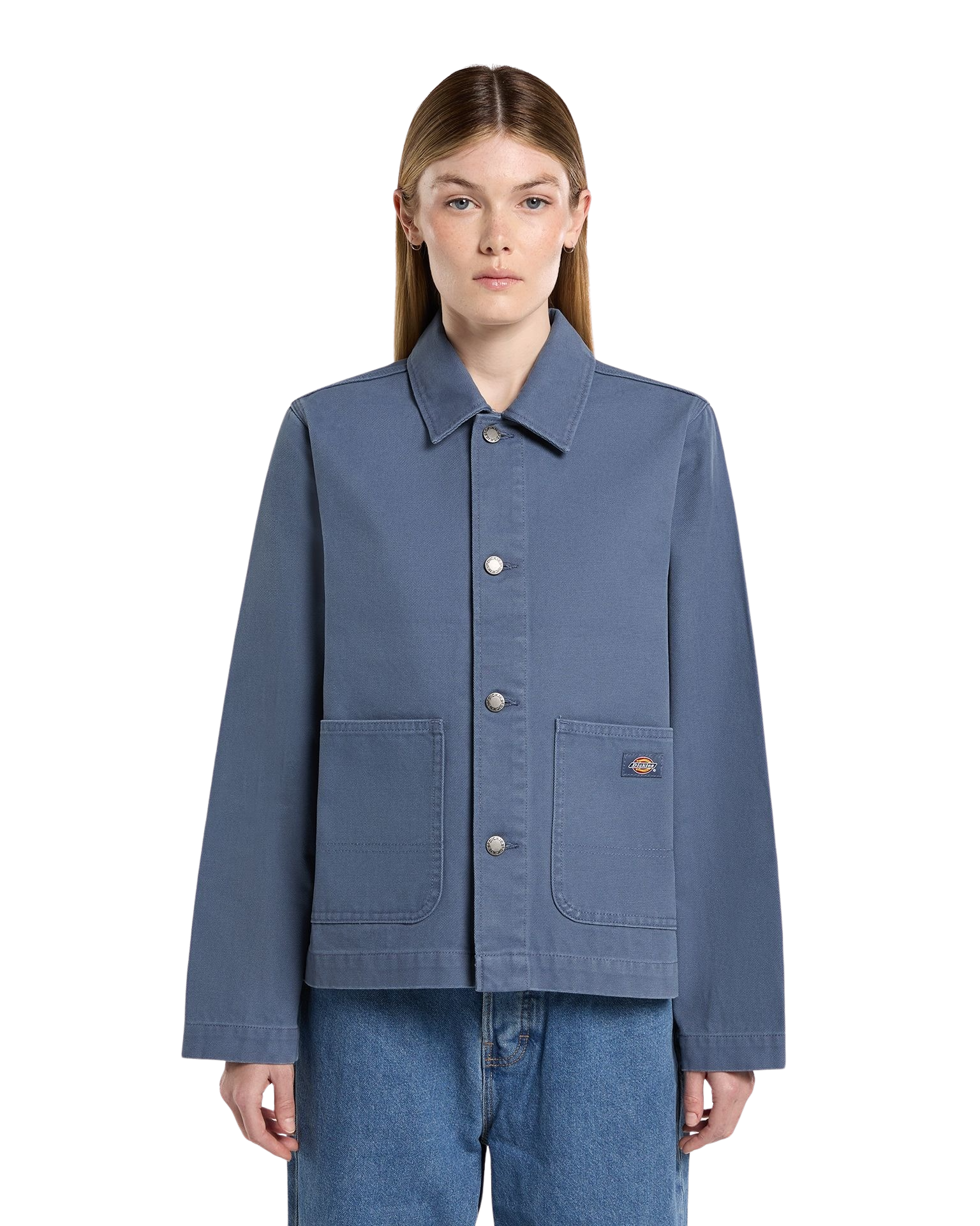 The Dickies Unlined Canvas Chore Jacket in Blue | Anns Cottage – Ann's ...