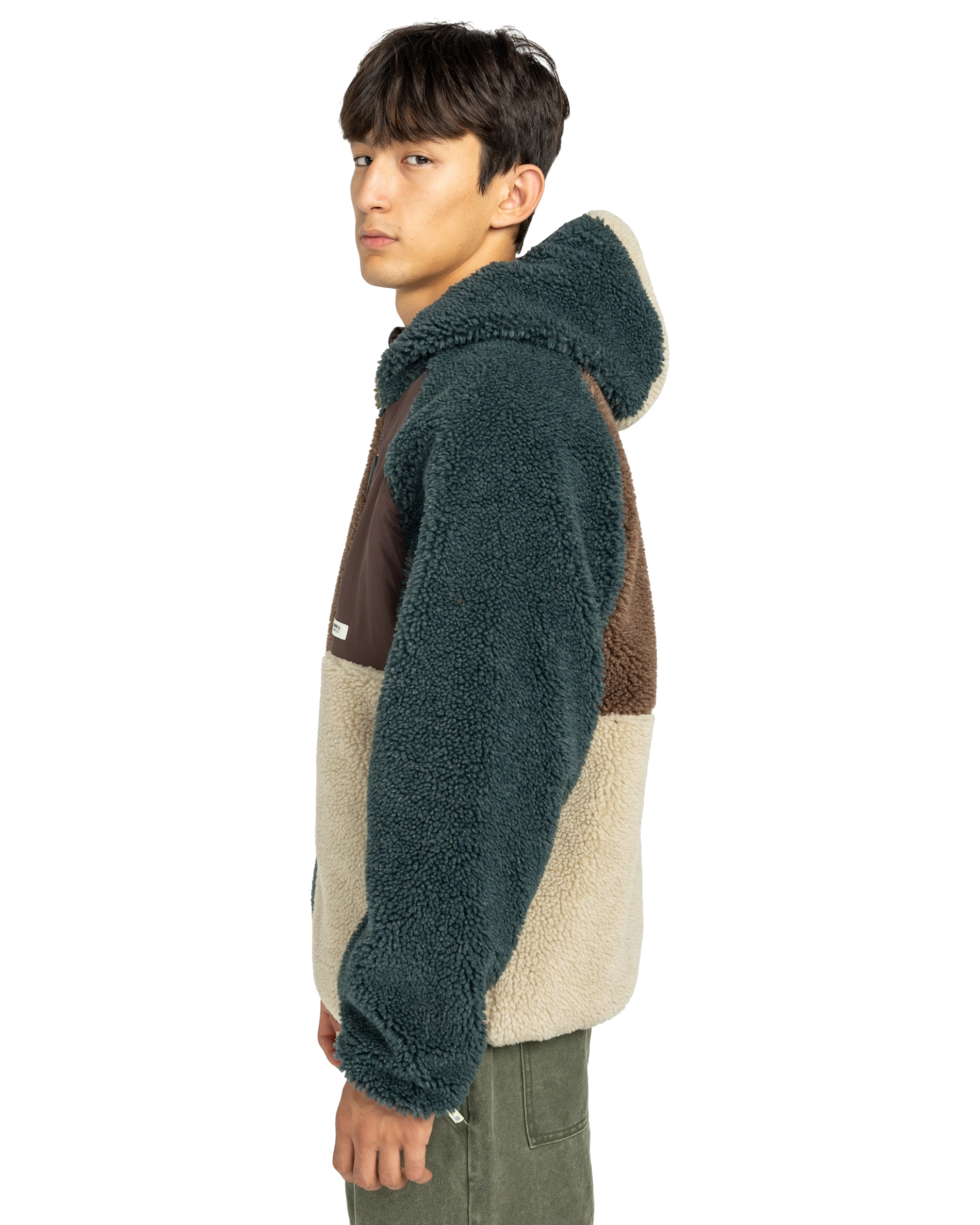 The Element Wolfe Sherpa Reversible Fleece Jacket in Multi | Anns ...