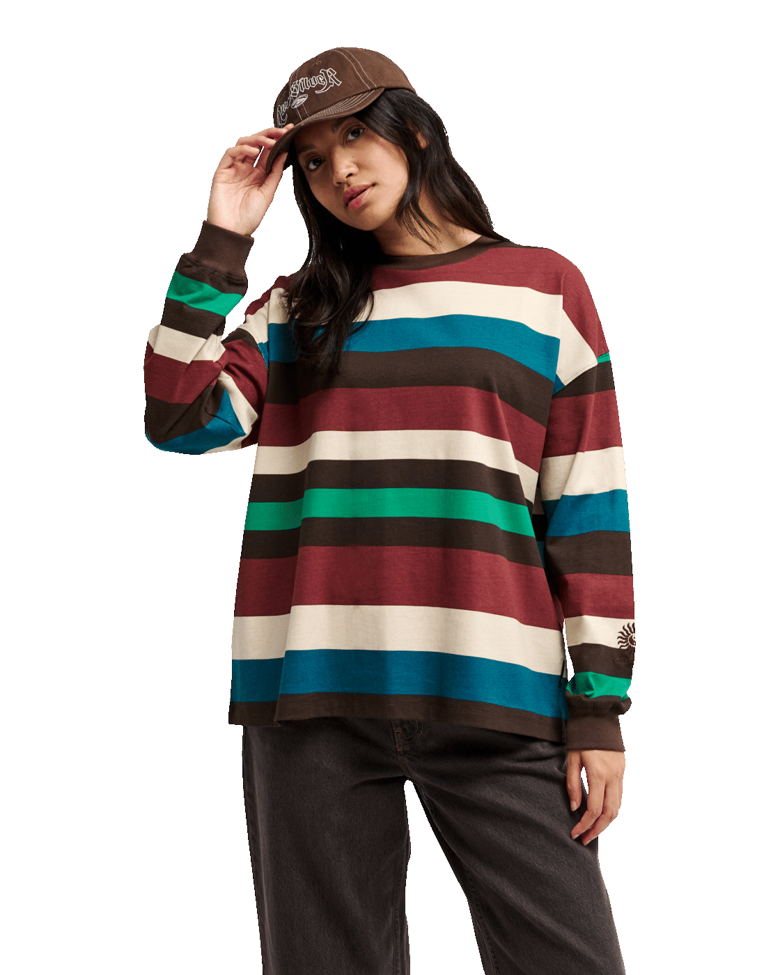 The Quiksilver Sibbald Long Sleeve T-Shirt in Multi | Anns Cottage ...
