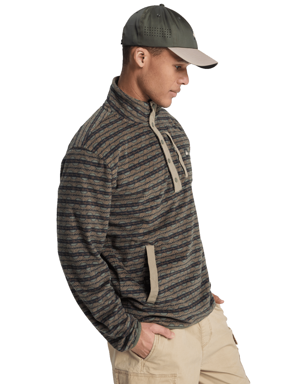 The Quiksilver No Destination Fleece in Green | Anns Cottage – Ann's ...