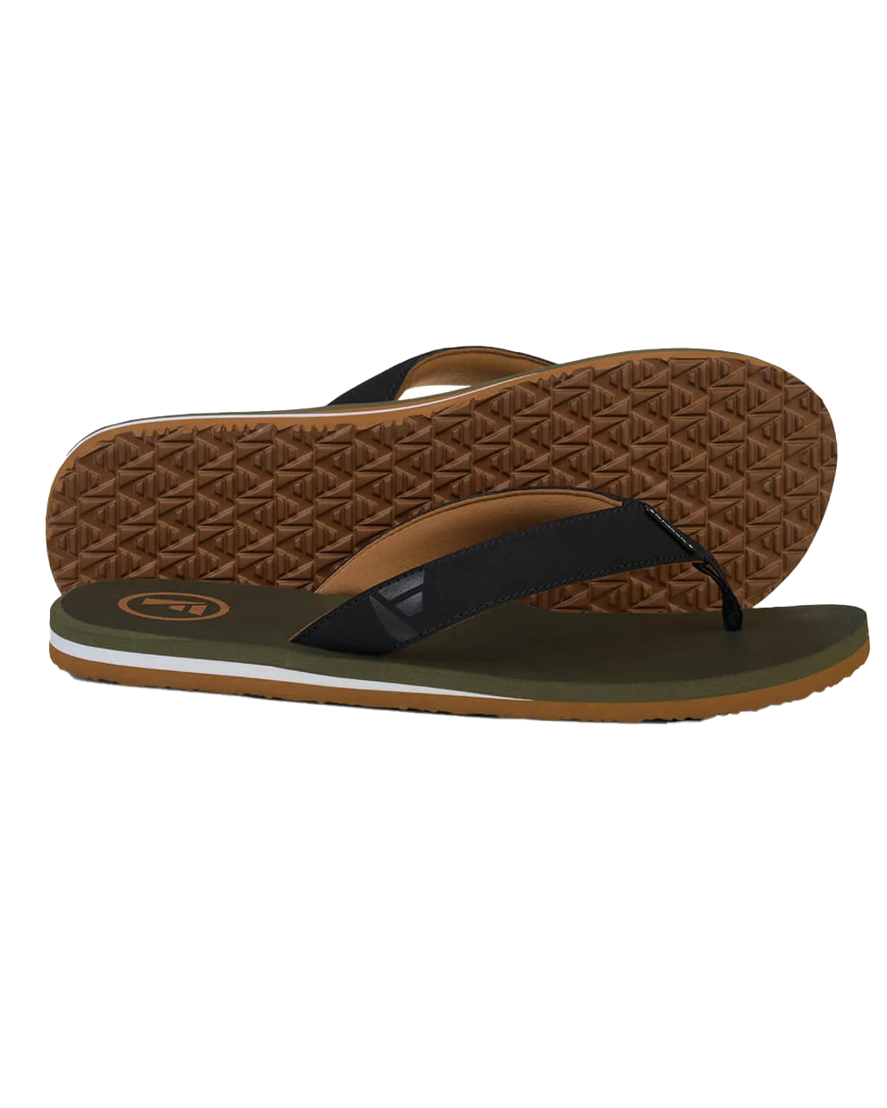 The Foamlife Mens Traa SC Flip Flops in Green | Anns Cottage – Ann's ...