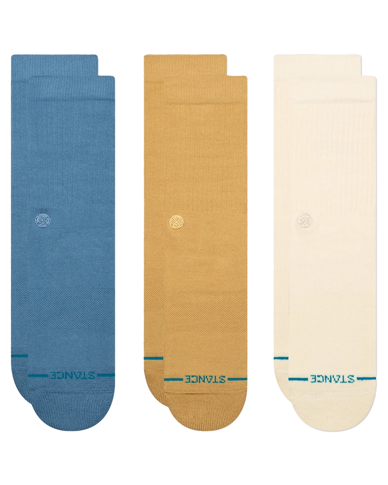 The Stance Icon Socks (3 Pack) in Cream | Anns Cottage – Ann's Cottage