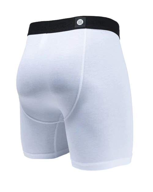 The Stance Mens Standard 6" Boxers in White | Anns Cottage – Ann's Cottage