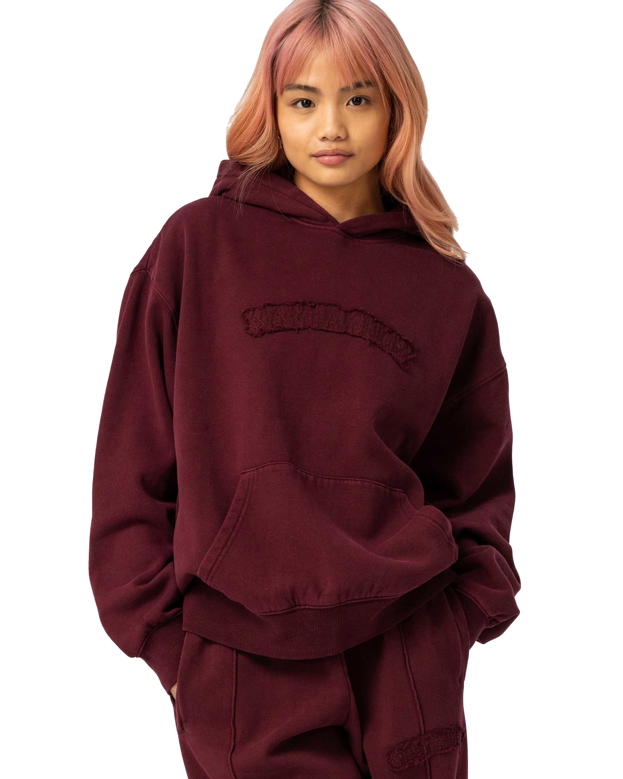 The Santa Cruz SC Stitch Hoodie in Red | Anns Cottage – Ann's Cottage