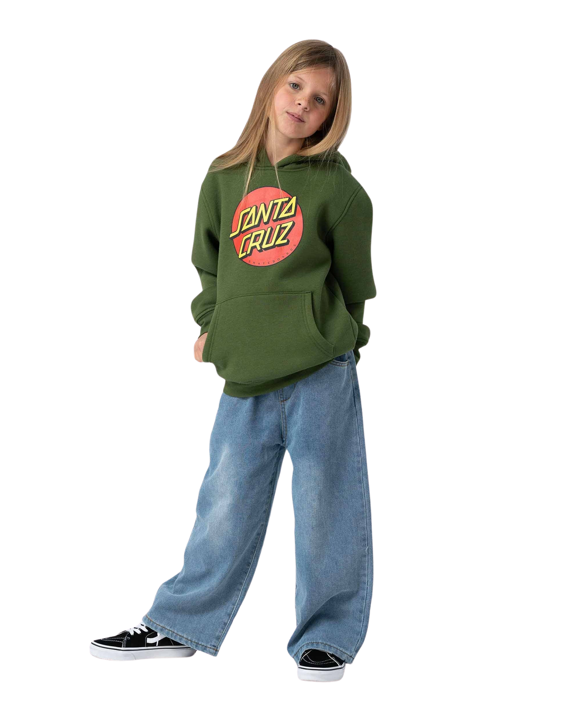 The Santa Cruz Boys Classic Dot Hoodie in Green | Anns Cottage – Ann's ...