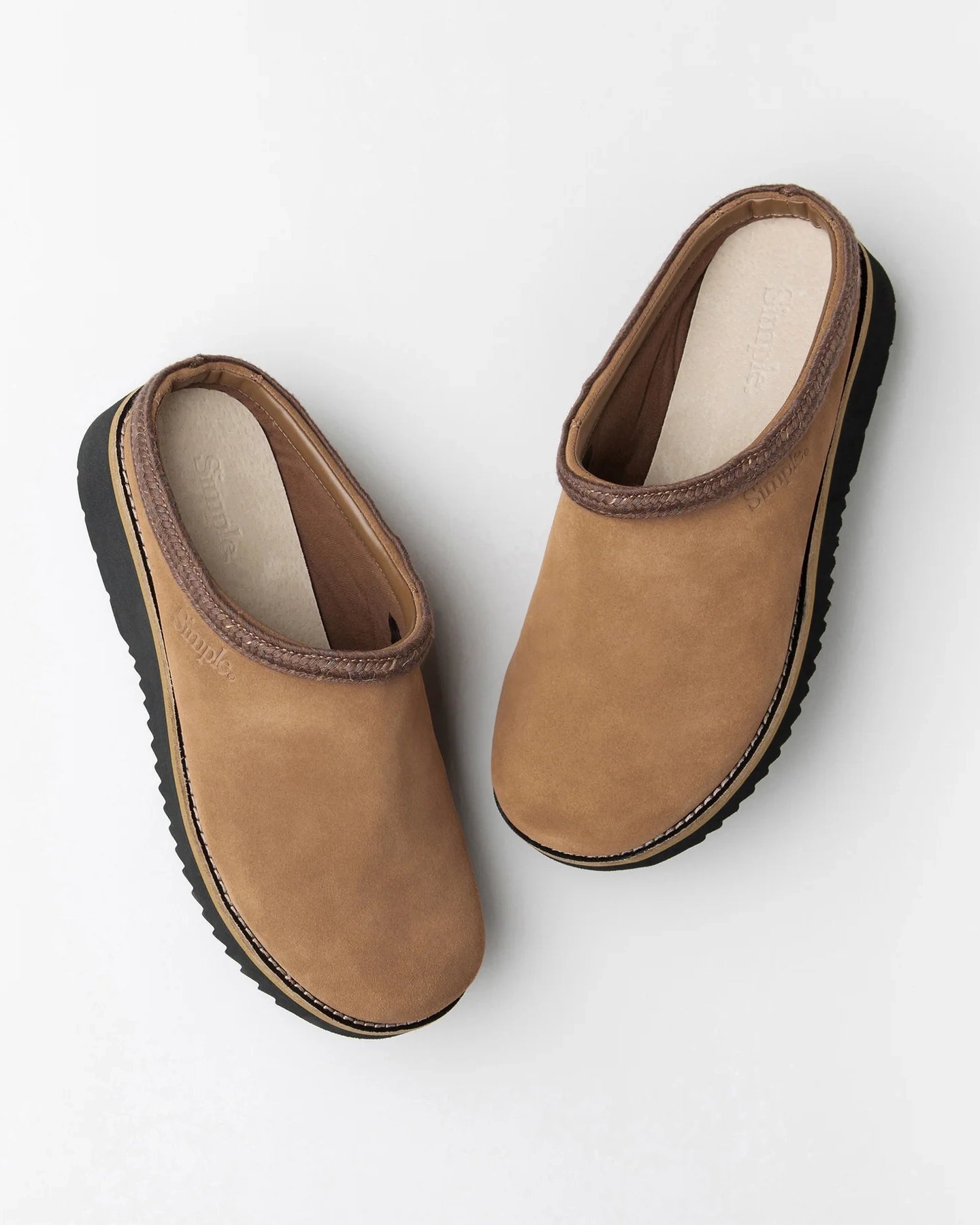 The Simple Womens Original Suede Clog in Brown | Anns Cottage – Ann's ...