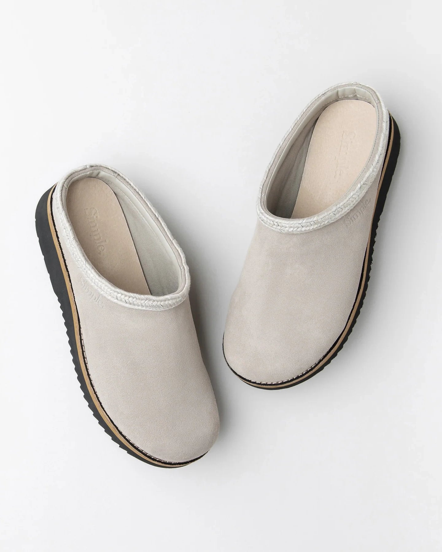 The Simple Womens Original Suede Clog in Grey | Anns Cottage – Ann's ...