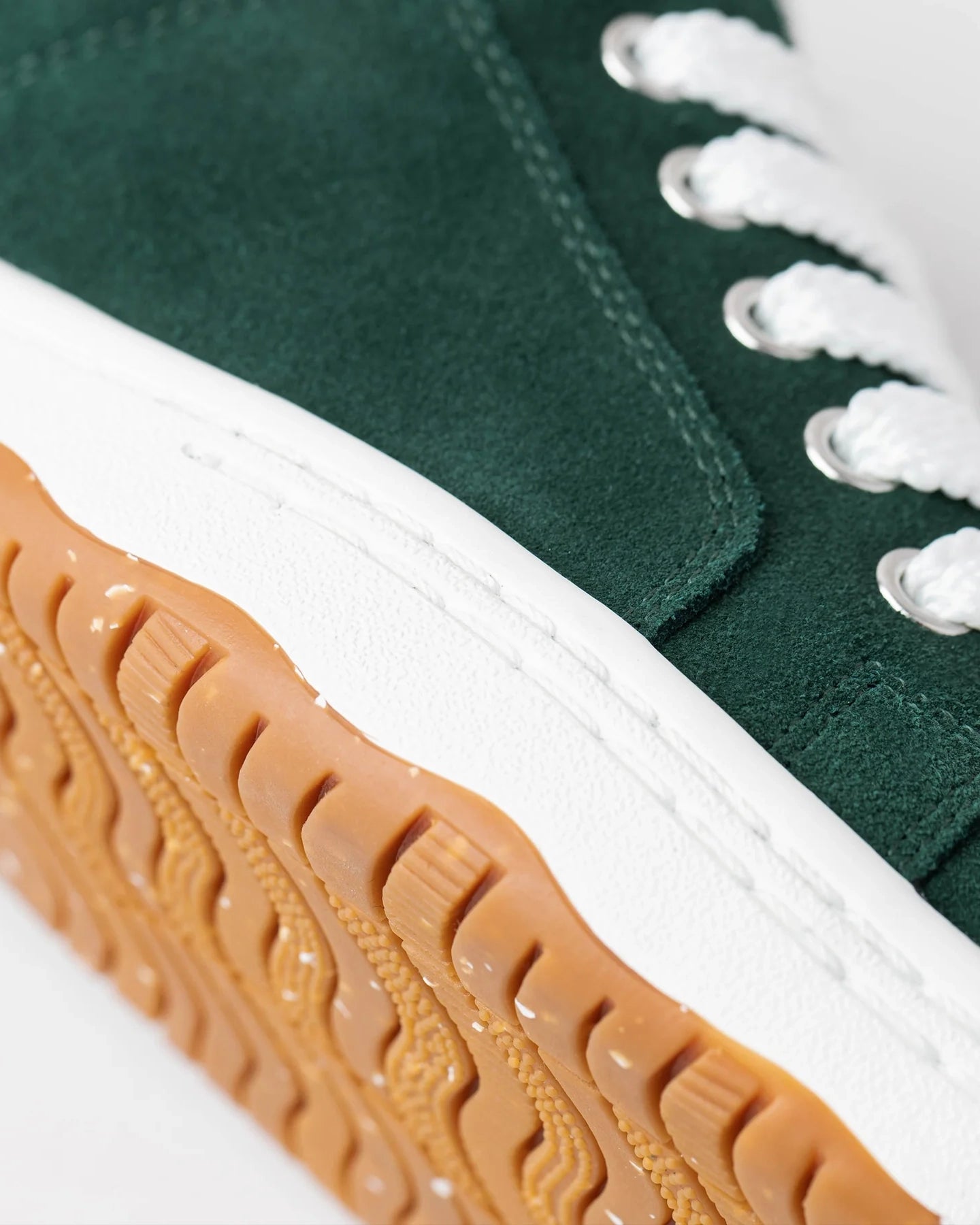 The Simple OS Standard Issue Suede Shoes in Green | Anns Cottage – Ann ...