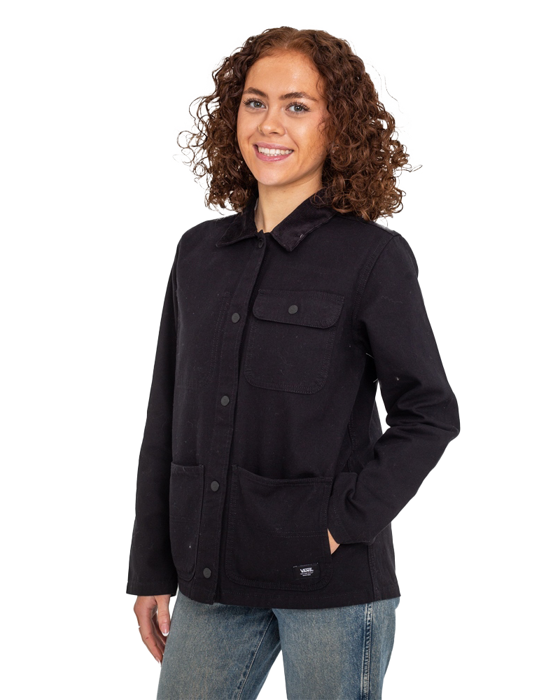 The Vans Womens Drill Chore Jacket in Black | Anns Cottage – Ann's Cottage